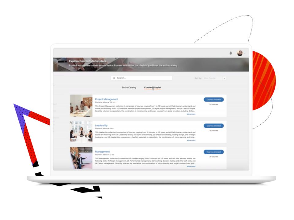 Adobe Learning Manager LMS (formerly Captivate Prime) - Content Marketplace